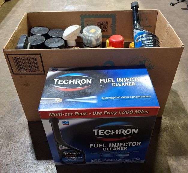 (F) Techron Fuel Injector Cleaner, RainX Glass Cleaner, Wasp Spray, and ...