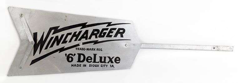Vintage Wincharger Windmill Tail - Kraft Auction Service, LLC