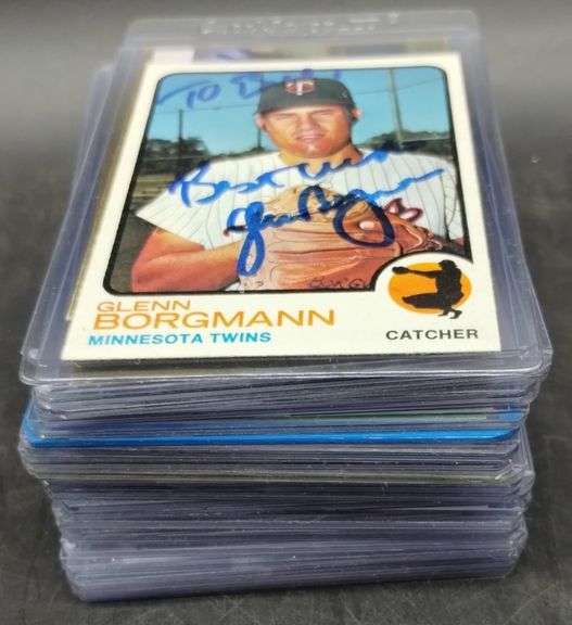(J) Baseball autograph cards 25 total JSA authentication - Kraft ...
