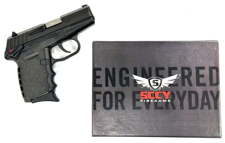 SCCY Model CPX-1 .9mm Semi-Automatic Pistol in Box - Kraft Auction ...