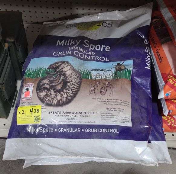 Organics Milky Spore Granular Grub Control - Kraft Auction Service, LLC