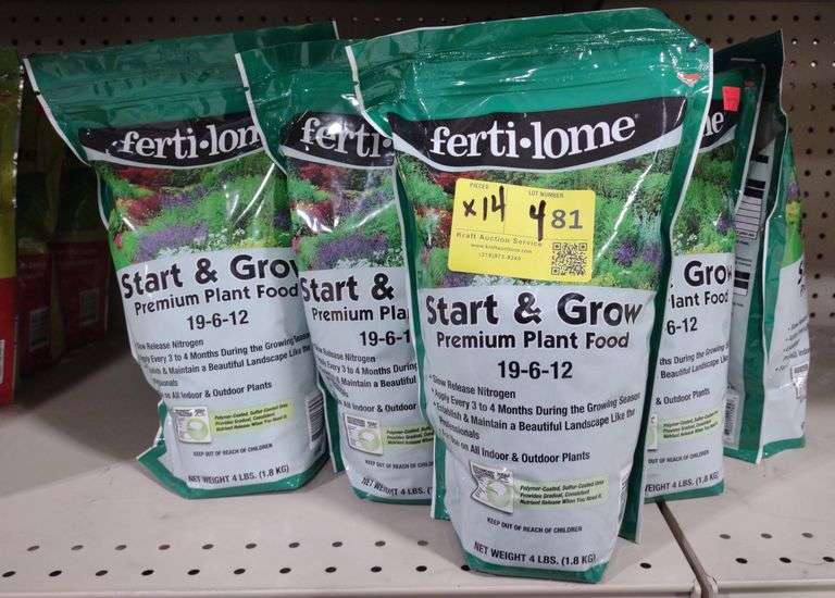 Ferti-lome Start & Grow Premium Plant Food - Kraft Auction Service, LLC