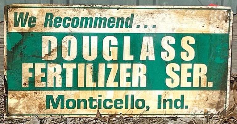Douglass Fertilizer Ser. Sign - Kraft Auction Service, LLC