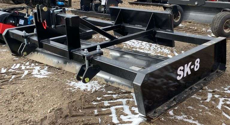 Industrias America 3 Pt/Quick Attach 8’ Land Leveler - Kraft Auction ...