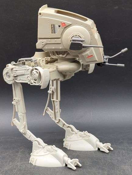 (PQ) Vtg Star Wars AT- ST Scout Walker Vehicle. 10.5". - Kraft Auction ...