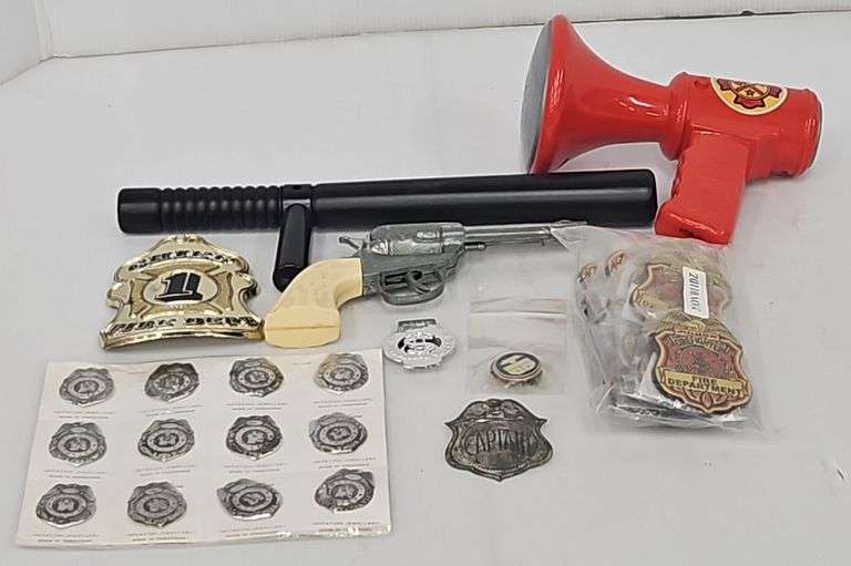 (CJD) Kids Police and Fire Fighter Supplies And Junior Fire Fighter ...