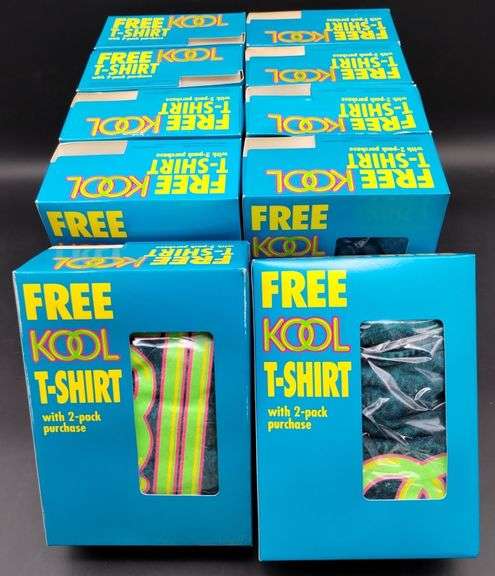 (I) Vintage Promotional Kool T-shirts - Kraft Auction Service, LLC