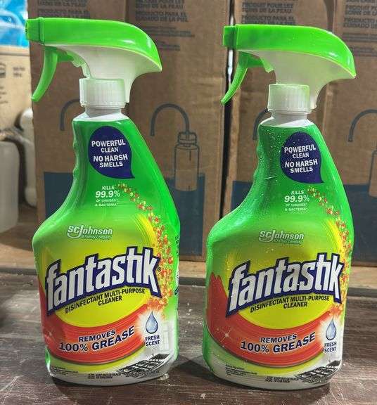 SC Johnson Fantastik Disinfectant Multi-Purpose Cleaner - Kraft Auction ...