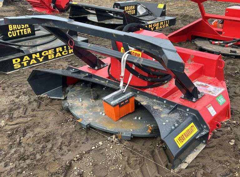 2024 Raytree 72” Hydraulic Disc Mulcher - Kraft Auction Service, LLC