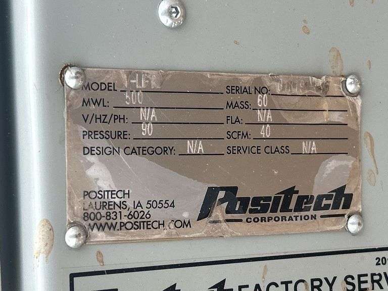 Positech Lift Assist - Kraft Auction Service, LLC