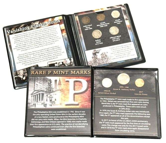 Vanishing Classic Coins & Rare P Mint Marks U.S. Coin Sets - Kraft ...