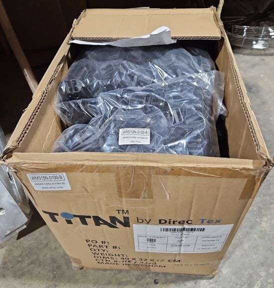 (ZZ) Box Of Black Plastic Nylon Strap Fasteners. - Kraft Auction ...