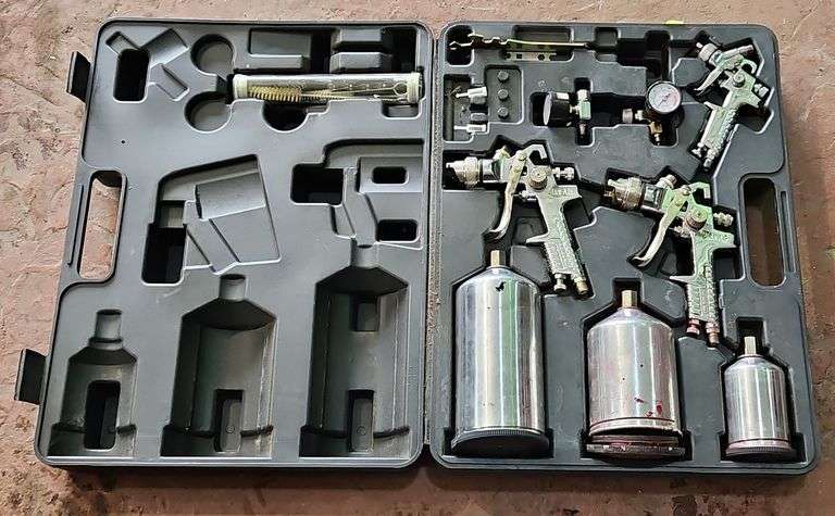 MaxAir HPLV Air Sprayer's. Comes W/Carring Case. - Kraft Auction ...