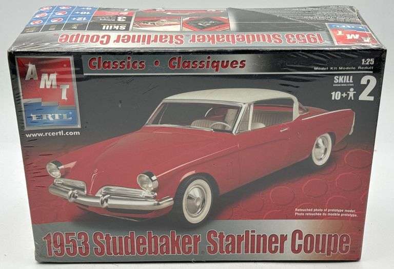 AMT 1:25 1953 Studebaker Starliner Coupe Model Kit In Sealed Box ...