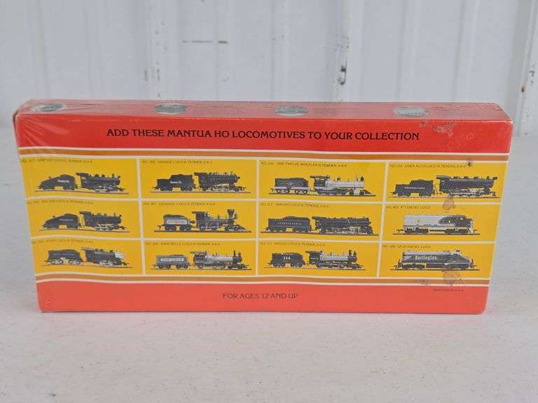 Sealed Mantua HO Scale Prairie 2-6-2 Locomotive & Tender Kit - Kraft ...