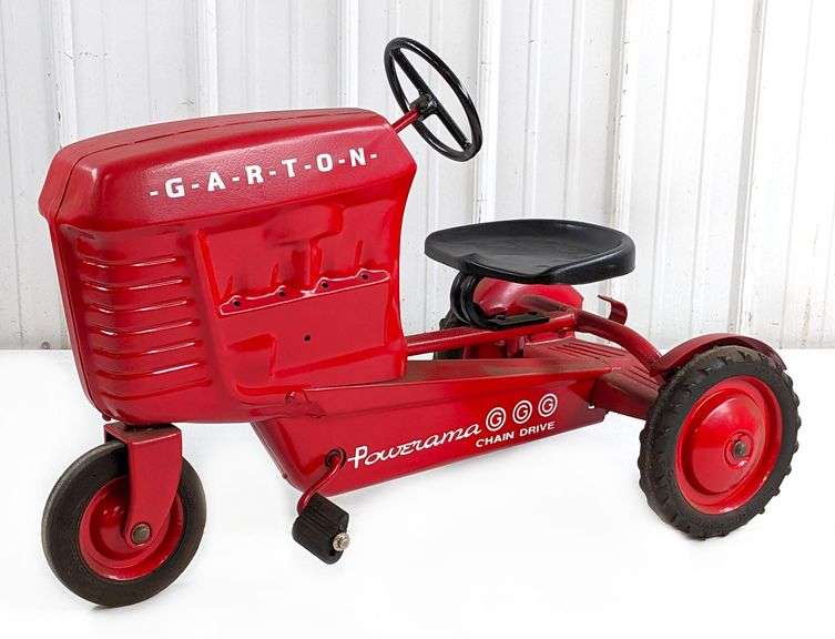Restored Garton Chain Drive Powerama Pedal Tractor - Kraft Auction ...