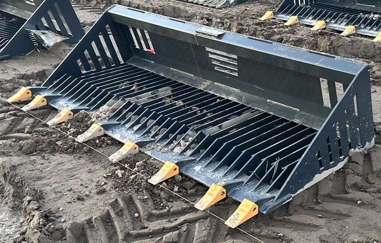 2023 LandHonor 78” Quick Attach Rock Bucket - Kraft Auction Service, LLC