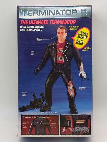 (G) Kenner The Terminator 2 ( Talking ) 13 inch. Original Package ...
