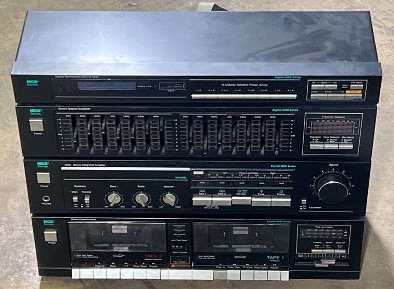 (NO) MCS Digital 5000 Series 5 Piece Stereo System - Kraft Auction ...