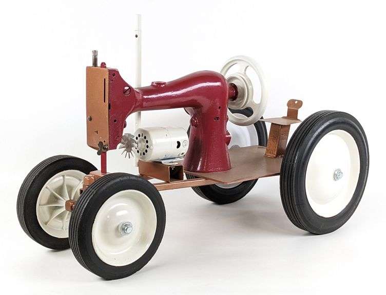 Custom Sewing Machine Tractor - Kraft Auction Service, LLC