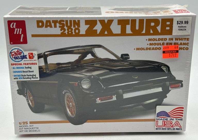 AMT 1/25 Datsun 280 ZX Turbo Model Kit In Sealed Box - Kraft Auction ...
