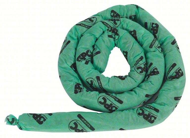 Brady SPC Absorbents, Green Absorbent Sock - Kraft Auction Service, LLC