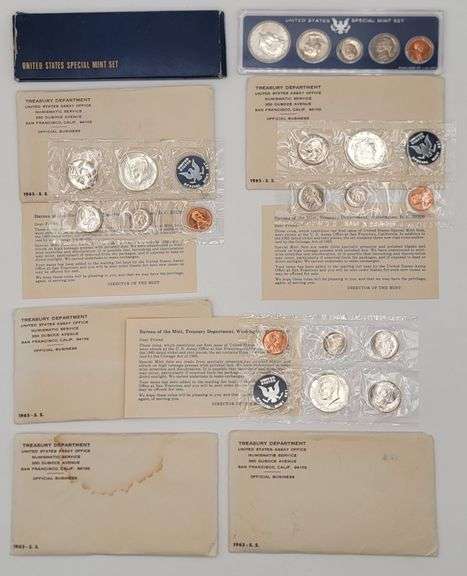 (5) 1965 & (1) 1966 U.S. Special Mint Sets - Kraft Auction Service, LLC