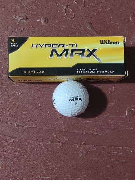 Wilson Golf Balls - Kraft Auction Service, LLC
