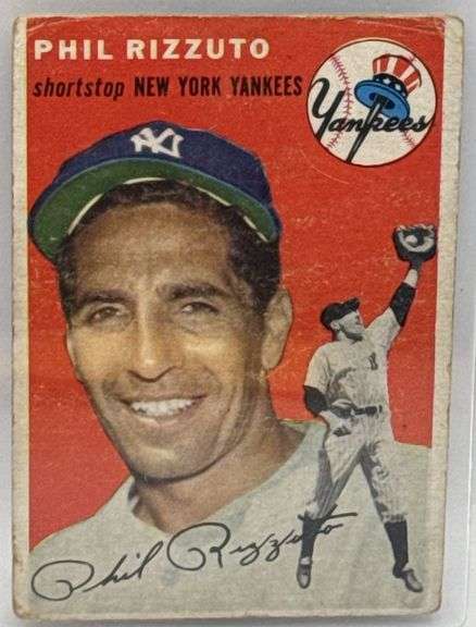 (KC) 1954 Phil Rizzuto Topps Baseball Card - Kraft Auction Service, LLC