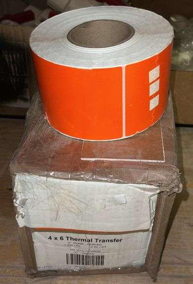 Thermal Transfer Stickers - Kraft Auction Service, LLC