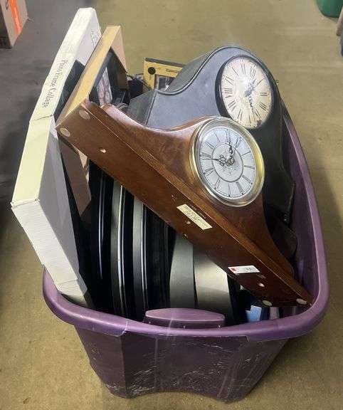 (F) Clocks and Picture Frames - Kraft Auction Service, LLC