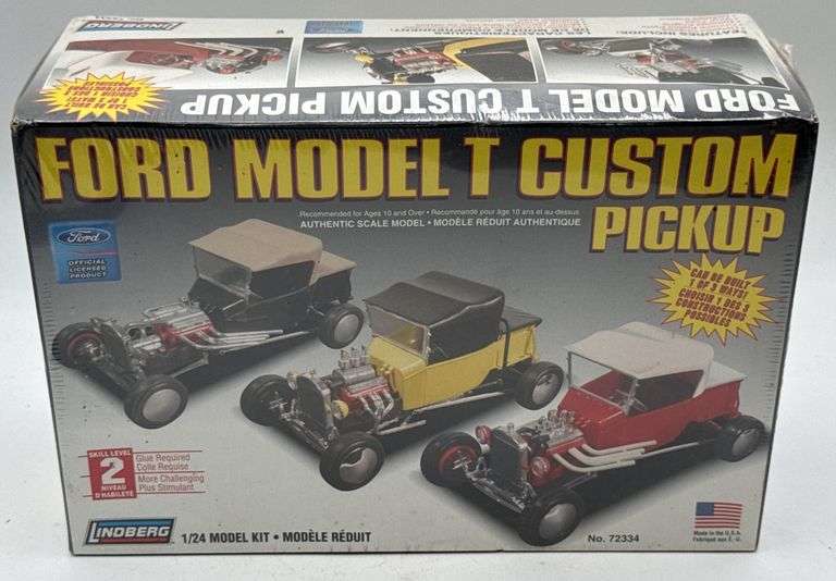 Lindberg 1:24 Ford Model T Custom Pickup Model Kit In Cellophane Sealed ...
