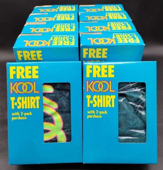 (I) Vintage Kool T-shirts. 10 total. - Kraft Auction Service, LLC