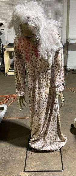 (NO) Spirit Halloween Miserable Marie decor 61” - Kraft Auction Service ...