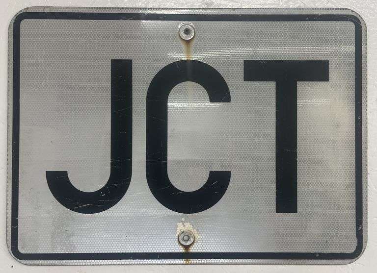 (D) Junction Road Sign - Kraft Auction Service, LLC