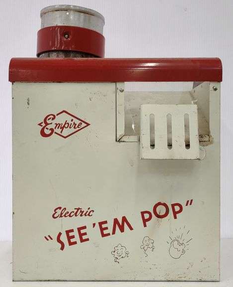 (CJD) Vtg. Empire Electric "See 'Em Pop" Popcorn Machine - Kraft ...