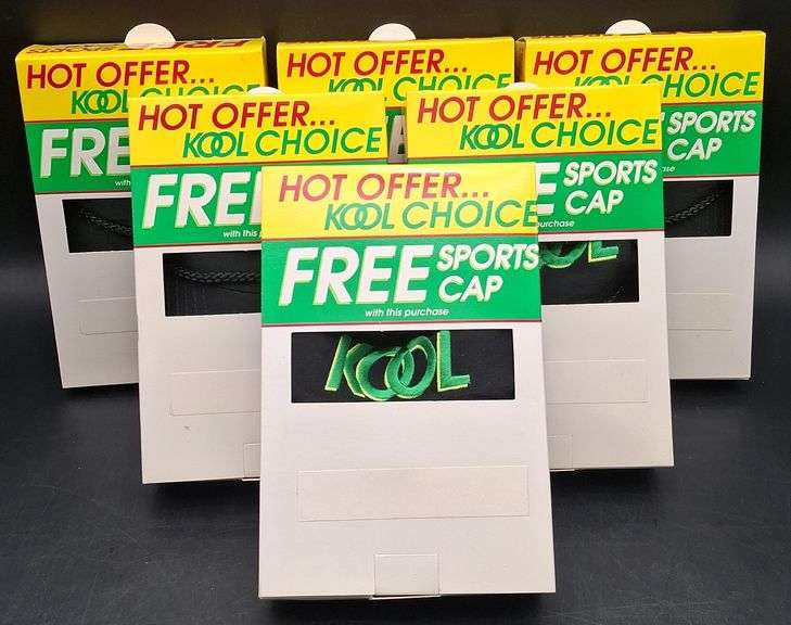 (I) Vintage Kool Promotional Sports Caps, 6 total. - Kraft Auction ...
