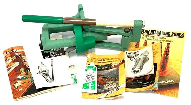 RCBS Rock Chucker Combo in Box - Kraft Auction Service, LLC