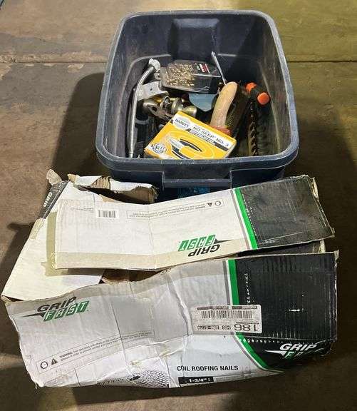 (GH) Tools , Plumbing , Roofing Nails and more - Kraft Auction Service, LLC