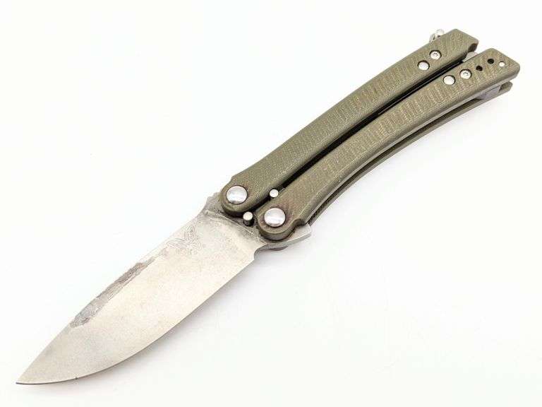 Benchmade Model 53 Marlowe Design Balisong Butterfly Knife - Kraft ...