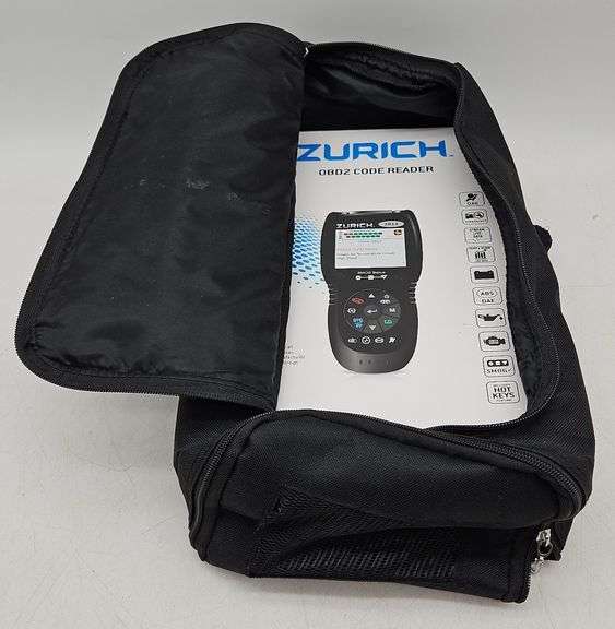 (F) Zurich OBD2 Code Reader. Model# ZR13 2.8" Color Display. Includes ...