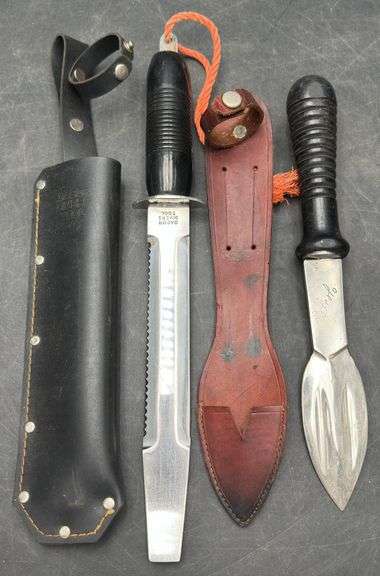 (A) Dacor Divers Tool and Rofeofo Spear Tip Knife - Kraft Auction ...