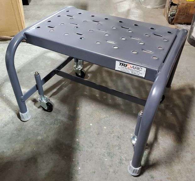 Tri-Arc Manufacturing Rolling Step Stool - Kraft Auction Service, LLC