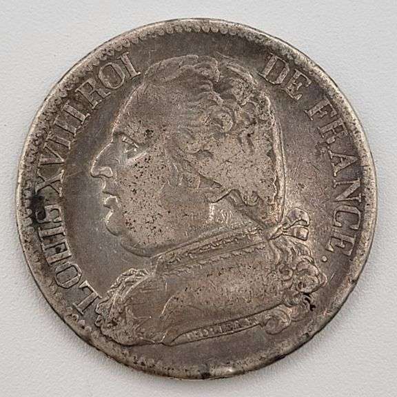 France 1815-I 5 Francs Silver Coin - Kraft Auction Service, LLC