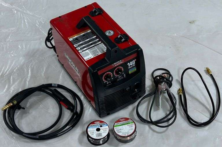 (DZ) Lincoln Electric WELD-PAK 140 HD MiG/Flux-Corded Wire Feed Welder ...