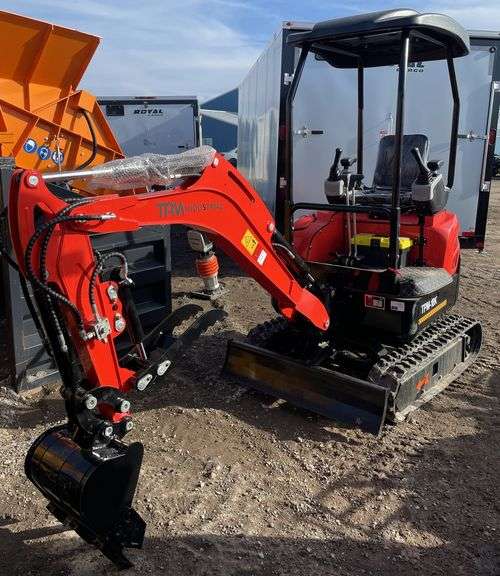 (T) 2024 TPM-18K Mini Hydraulic Excavator - Kraft Auction Service, LLC