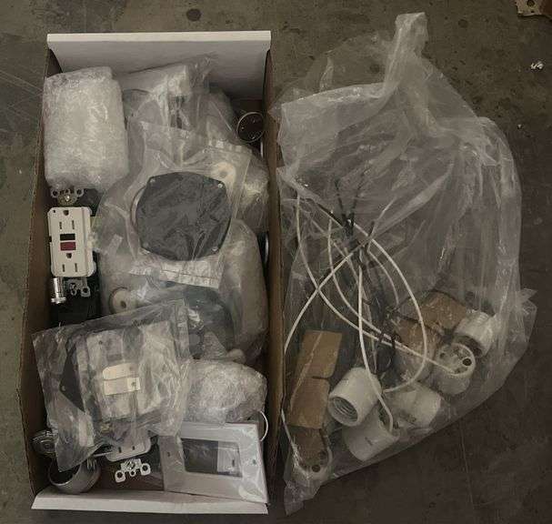 Miscellaneous Electrical Fixtures, Including Lightbulb Sockets And Wall ...