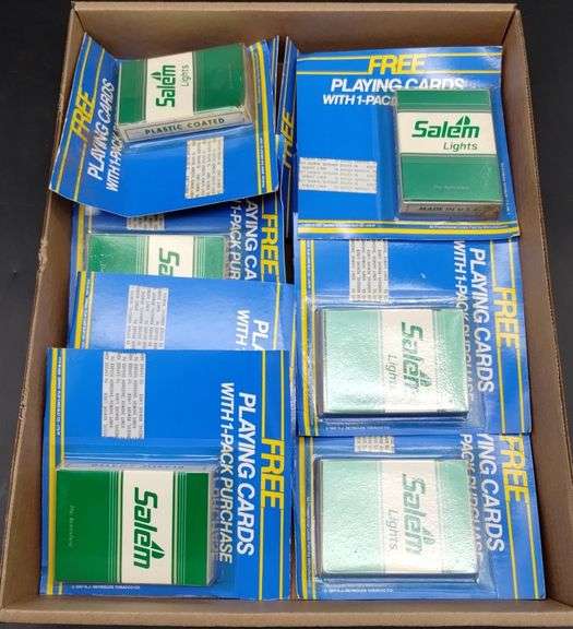 (I) Vintage Promotional Salem and Salem Lights Playing Cards - Kraft ...