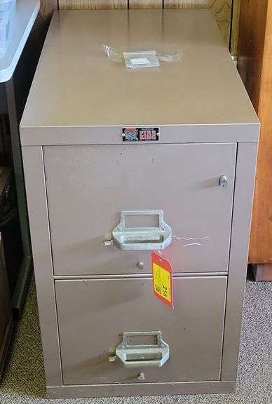 Murphy Fire King Insulated Filing Cabinet/Safe With Two Drawers And ...