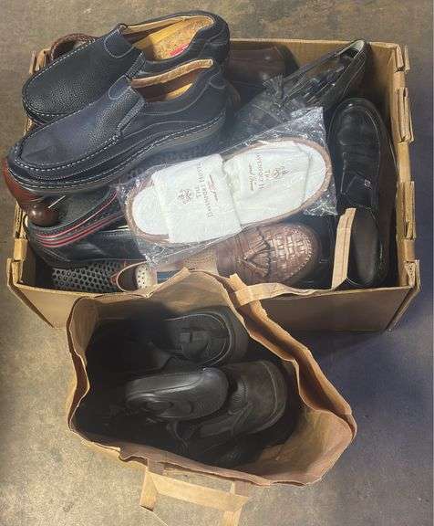 (F) Box of Shoes Including Solo, Fashion, Allen Edmonds, and More ...